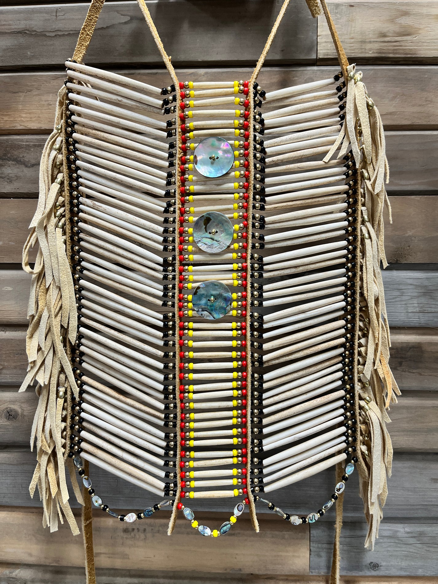Indigenous Bone Breastplate – Black Elk Arts Inc.